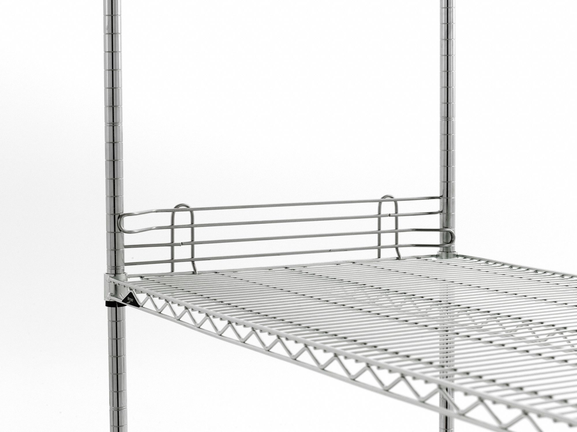 METRO Ledge: 24 in x 24 in x 4 in, Steel, Silver, Chrome - 5JNU9|L24N ...