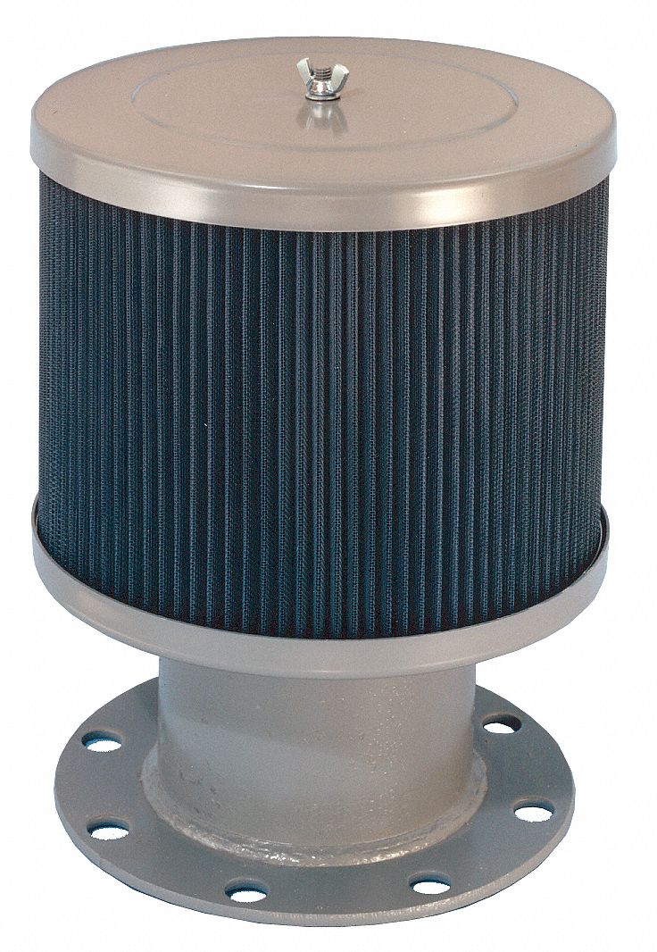 SOLBERG, 4 in Flange Inlet Size, 520 cfm, Intake Exposed Filter - 5JRA4 ...
