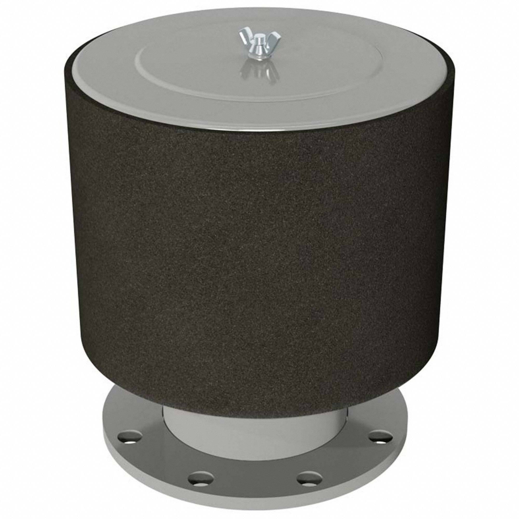 SOLBERG Intake Exposed Filter: 6 in Flange Inlet Size, 1,100 cfm, 15 in ...