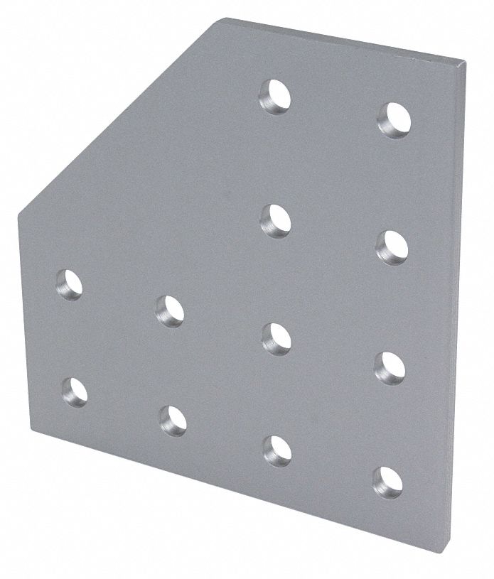 80/20 12 Hole 90 Degree Joining Plate - 5JRP0|25-4128 - Grainger