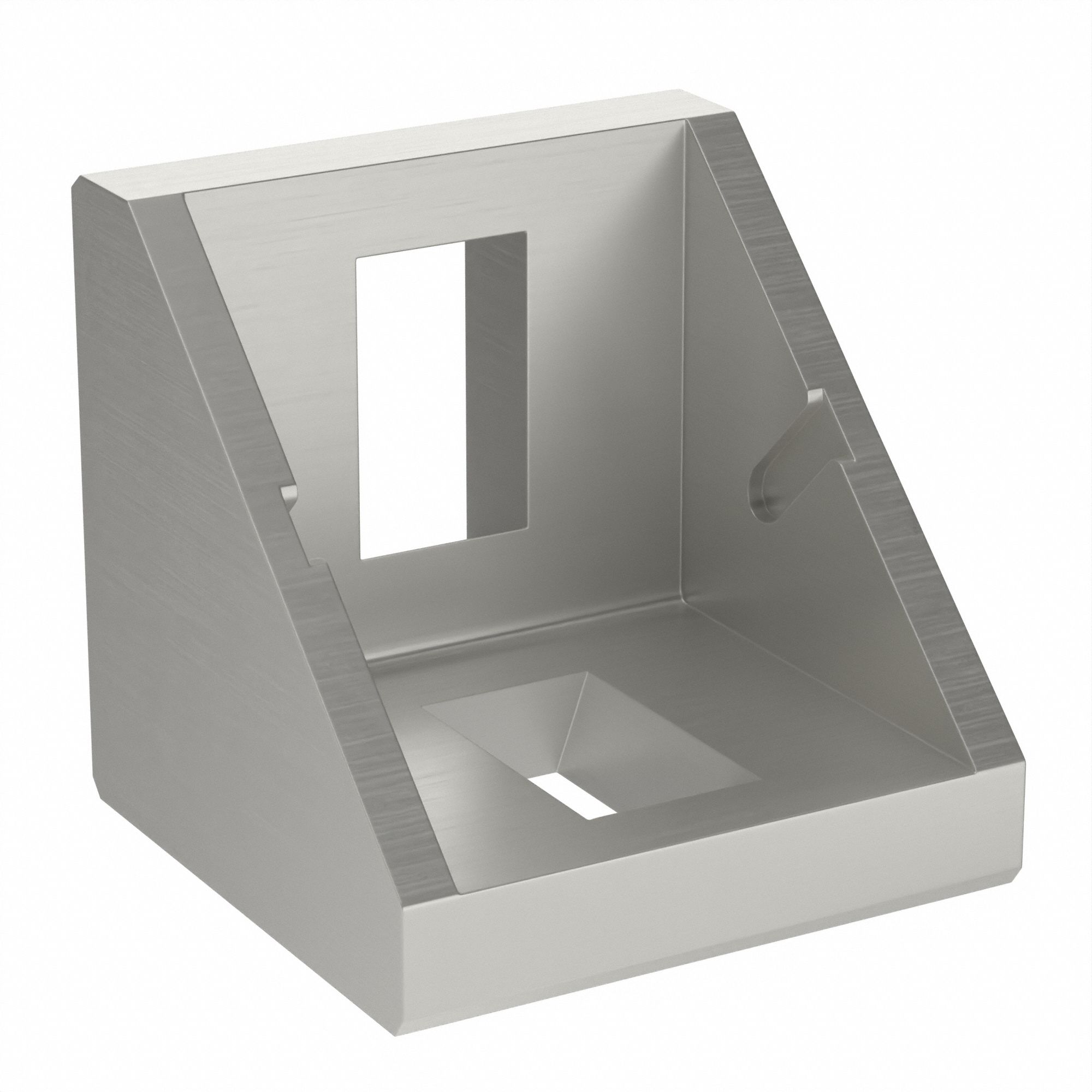 Slotted Inside-Corner Bracket with Dual Support, 45 Series, Inside ...