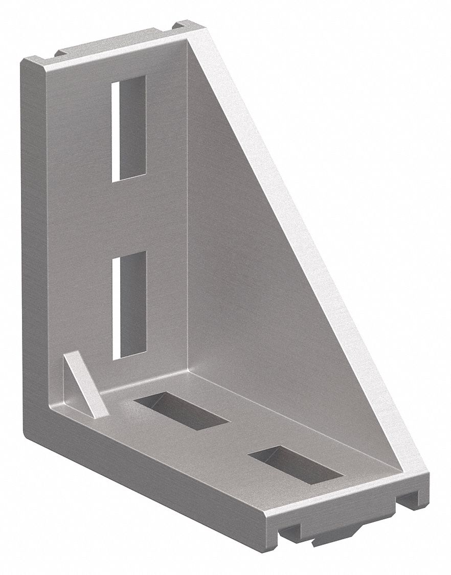 Inside-Corner Bracket with Single Support, 86 mm x 43 mm x 86 mm ...