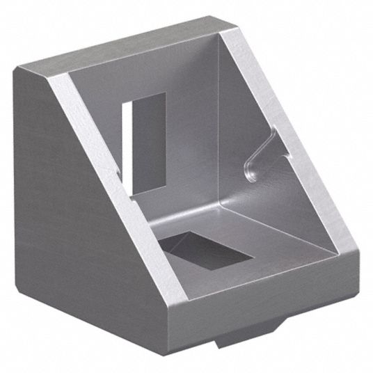 Slotted Inside-Corner Bracket with Dual Support, 27 mm x 28 mm x 27 mm ...