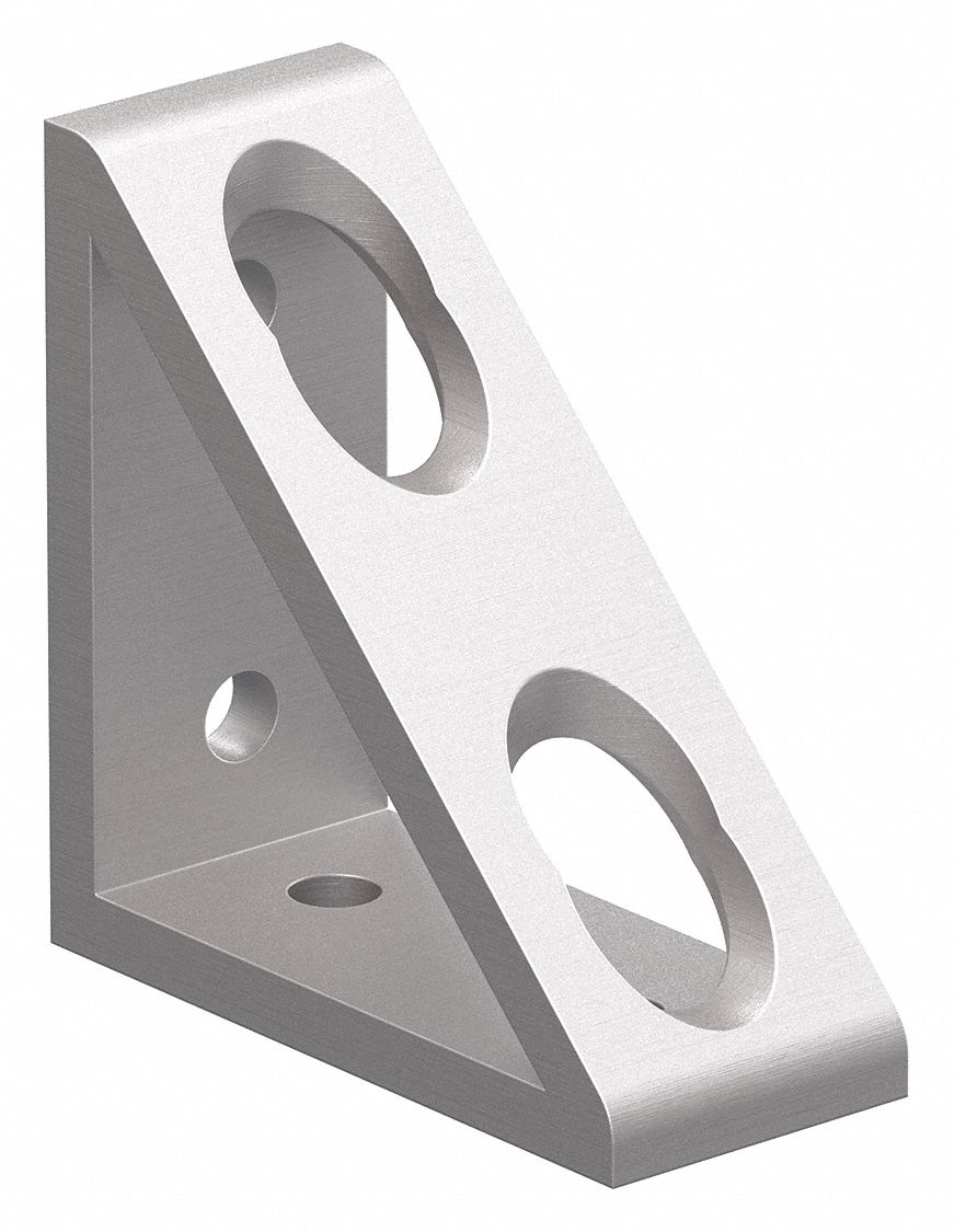 Tall Gusseted Inside-Corner Bracket, 3 in x 1 5/16 in x 3 in, Inside ...