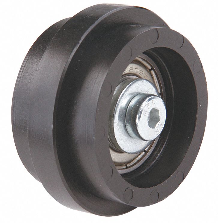 80/20, 58 mm Roller Dia, Flat, Roller Wheel - 5JRY0|12022 - Grainger