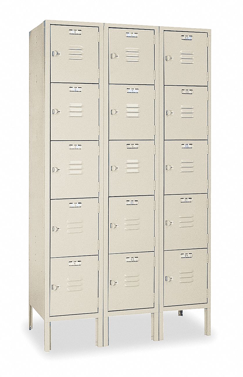 LYON, 36 in x 15 in x 66 in, 5 Tiers, Box Locker - 4JXH7|PP53123SU ...