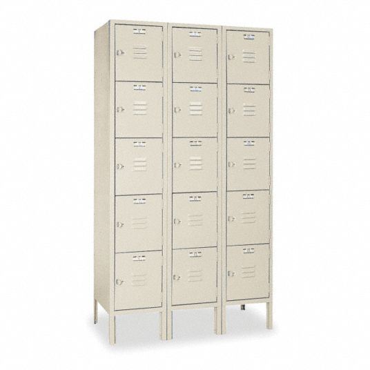 LYON, 36 in x 12 in x 66 in, 5 Tiers, Box Locker - 4JXH5|PP53023SU ...