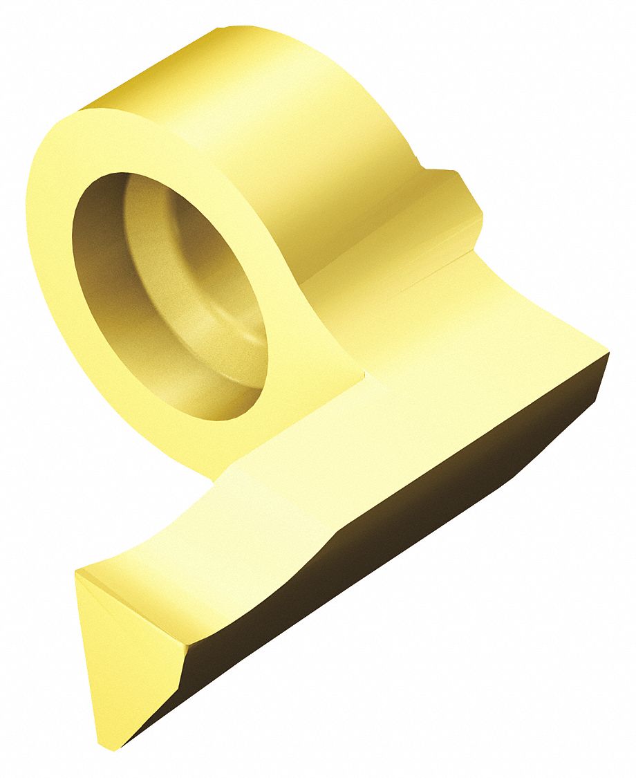 SANDVIK COROMANT, Right Hand, 0.008 in Corner Radius, Grooving Insert ...