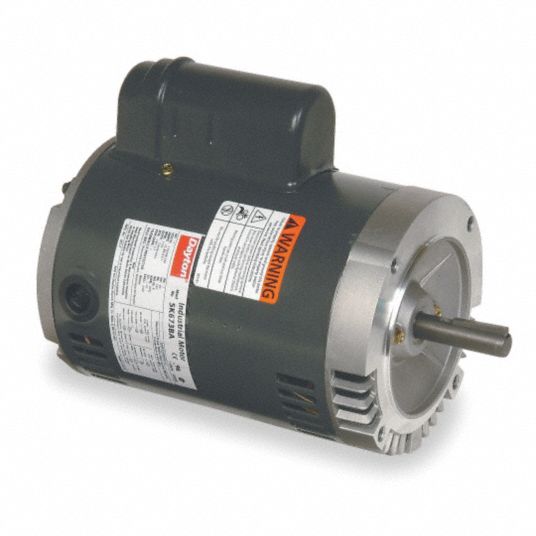 General Purpose Motor, 1 HP, Capacitor-Start/Run, Nameplate RPM 1725 ...