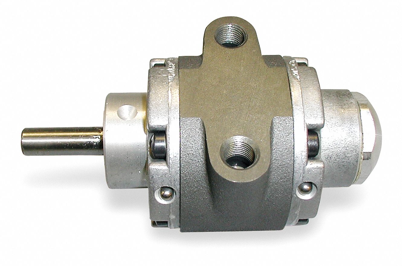 0.42 Hub Mounted Air Motor with 3/8 in Shaft Dia. and 1/8 in NPT Port ...