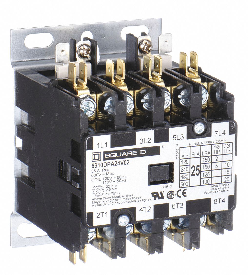 Definite Purpose Magnetic Contactor - 5KAH2|8910DPA14V06 - Grainger