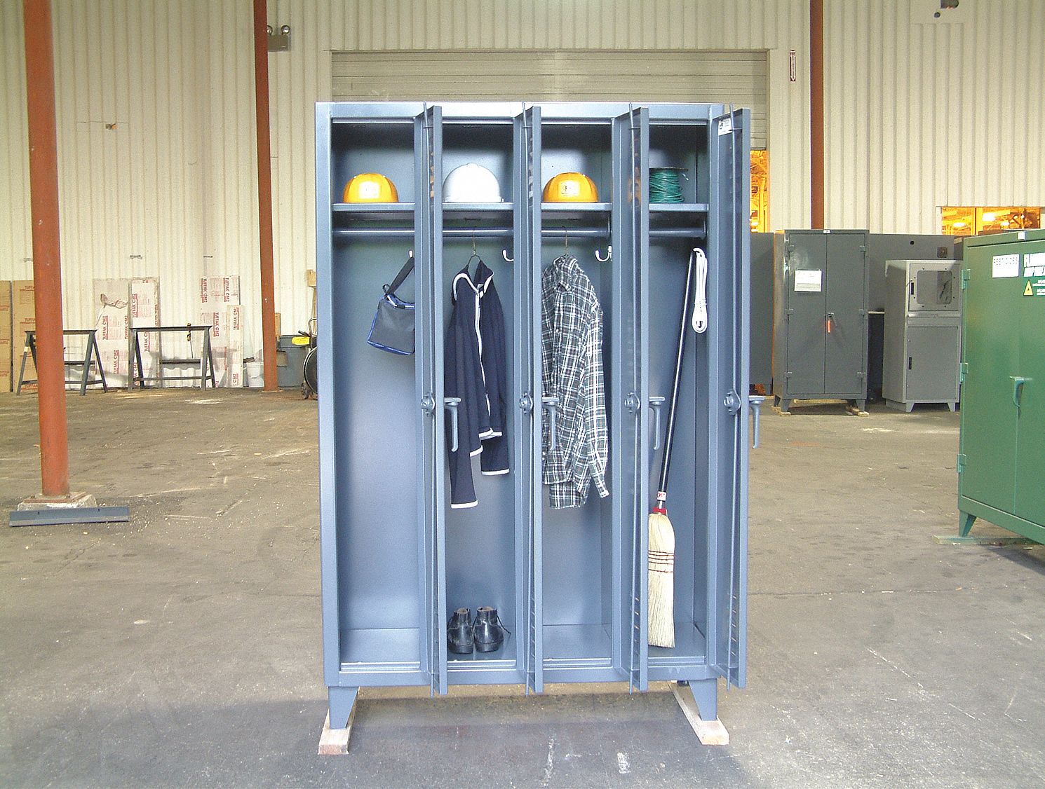 STRONG HOLD, 50 in x 18 in x 78 in, 1 Tiers, Wardrobe Locker - 5KAZ6|46 ...