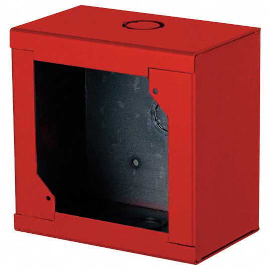 weatherproof box- red - Grainger