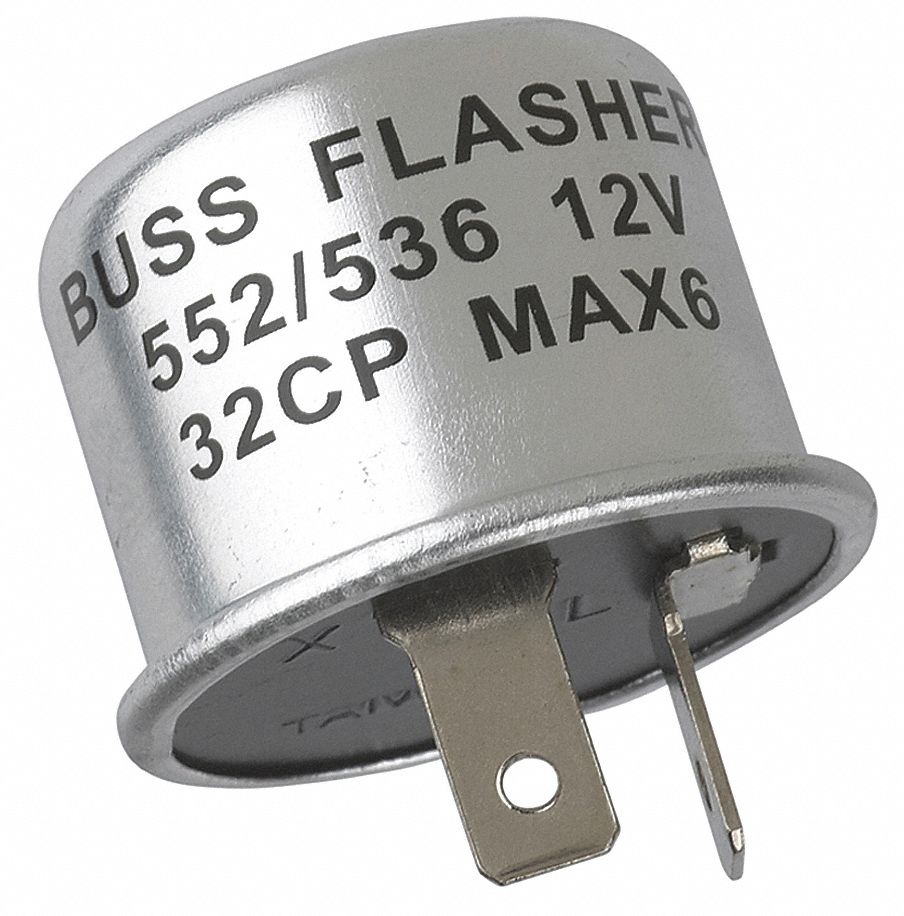 BUSSMANN, 12V DC, 2 to 6, Automotive Flasher - 5KDK2|NO.552 - Grainger