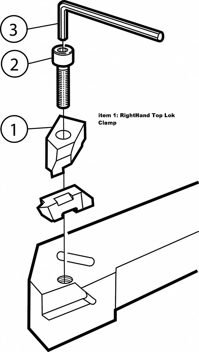 SANDVIK COROMANT, Clamp, Clamp - 5KJA9|C3L - Grainger