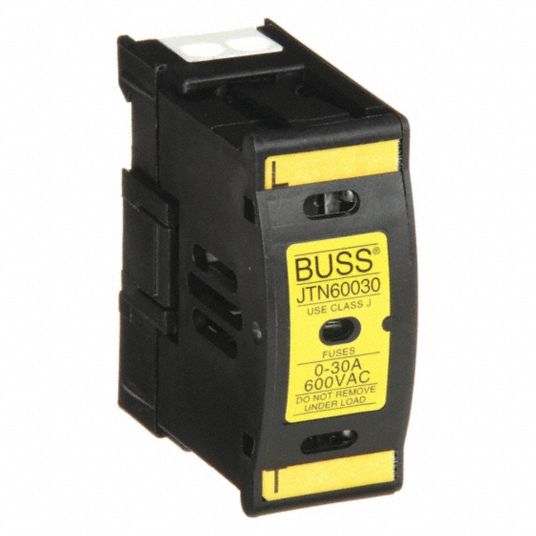 BUSSMANN, Finger-Safe, 1 Pole, Fuse Block - 5KK57|JTN60030 - Grainger
