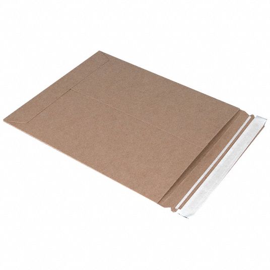 Chipboard, Mailer Envelope, Kraft, PK 50 - Grainger