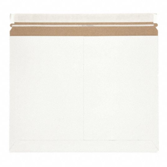 13 1/2 in x 11 in, 0.018 in Material Thick, Mailer Envelopes - 5KMF3 ...