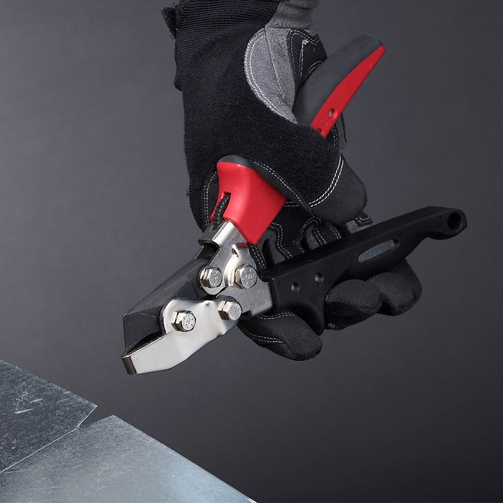 MALCO Hand Notcher: 8 in Overall Lg, Plastic, Spring Assist Handle ...