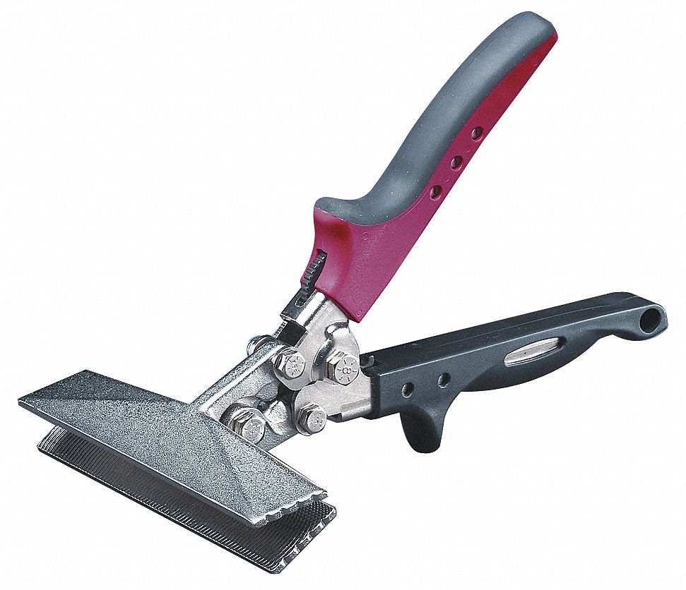 MALCO Hand Seamer: 6 in Jaw Wd, 1 1/4 in Jaw Dp, 1/4 in Increments, 1 ...