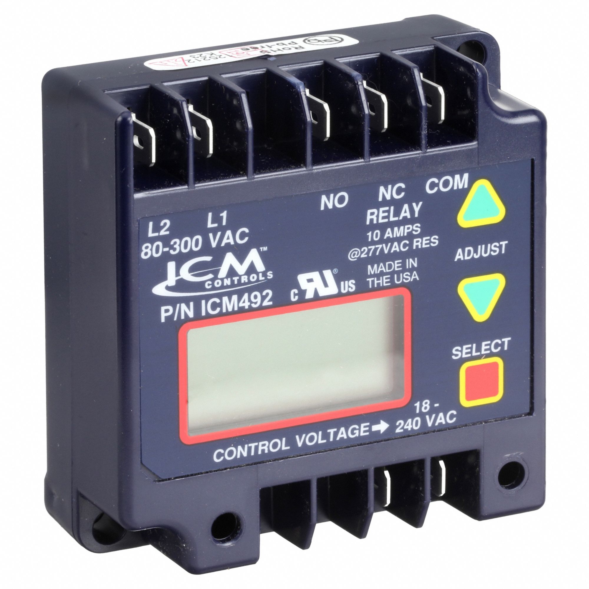 Single Phase, Monitors Line Volt, Line Voltage Monitor - 5KPX9|ICM492D - Grainger