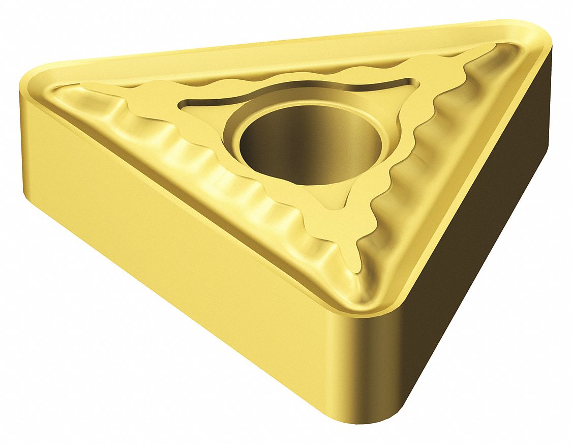 SANDVIK COROMANT, 0.500 in Inscribed Circle, Neutral, Turning Insert ...