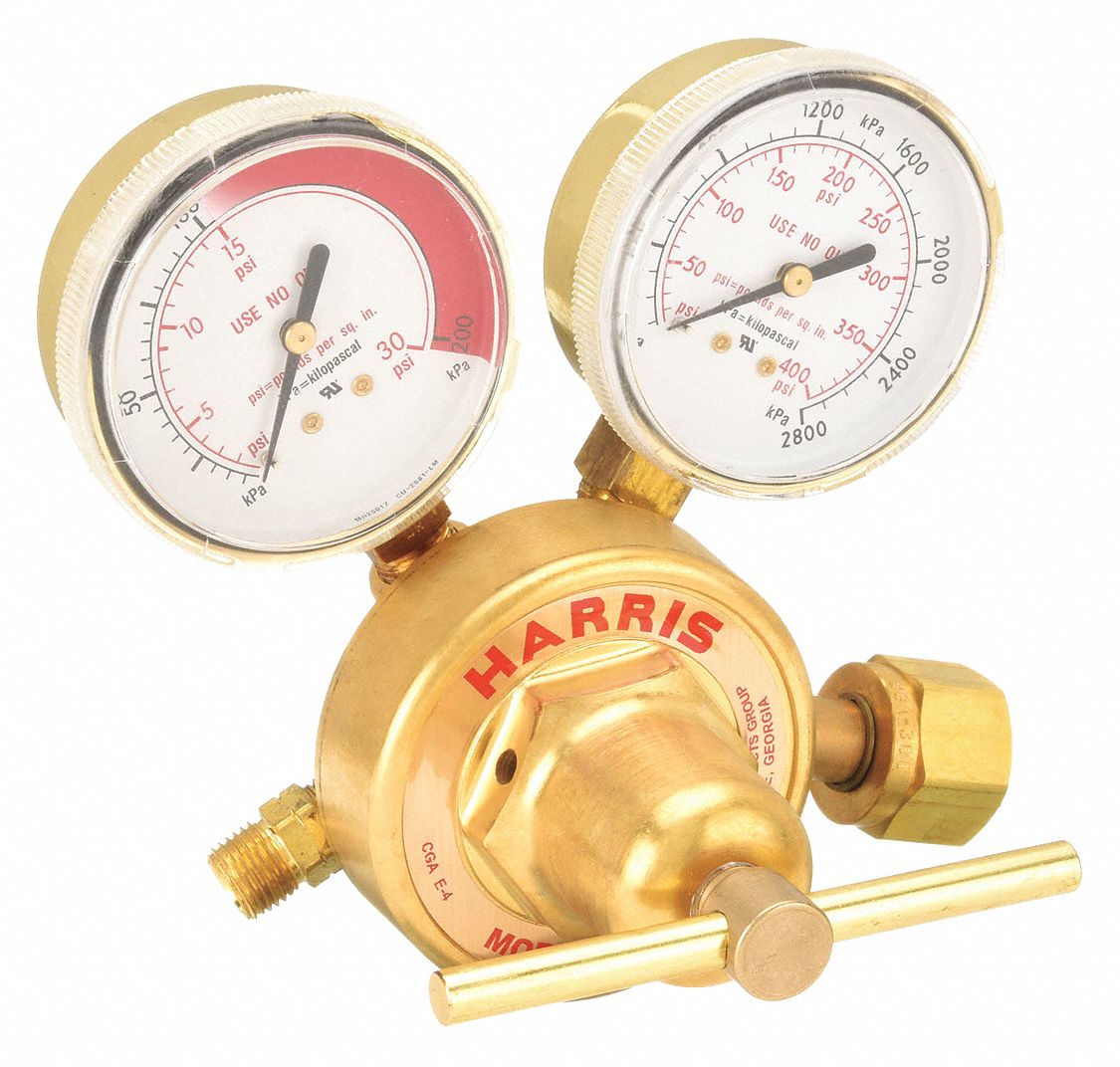 HARRIS, Single Stage, CGA 300 Inlet, Gas Regulator - 5KZ53|425-15-300 ...