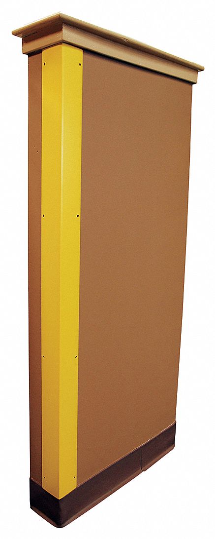 PVC, Yellow, Corner Guard - 5KZH3|5KZH3 - Grainger