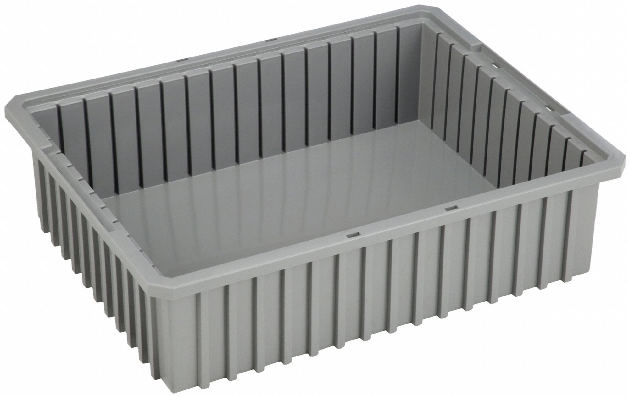 AKRO-MILS Caja Divisora, Gris, Altura Exterior 6", Longitud Exterior 22 ...
