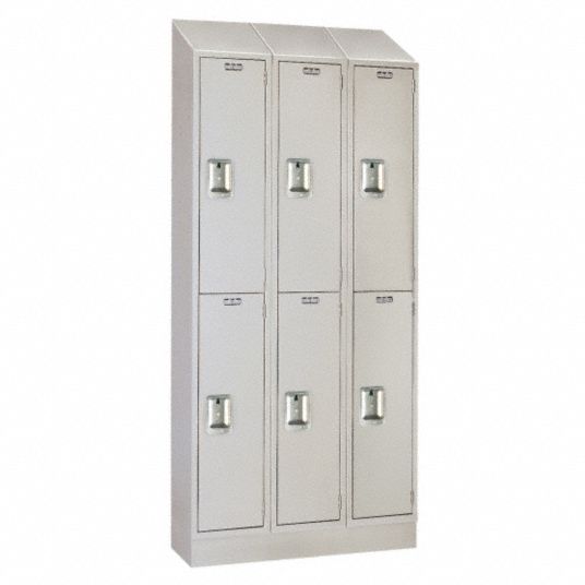 LYON, 36 in x 12 in x 80 in, Solid, Antimicrobial Wardrobe Locker ...