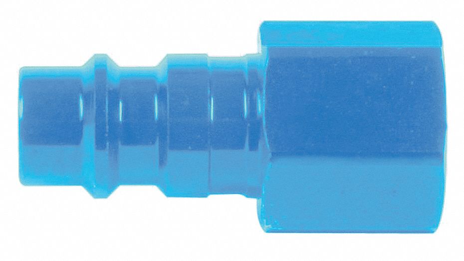 Quick Coupler Plug, Global Style High Flow, Aluminum - Grainger