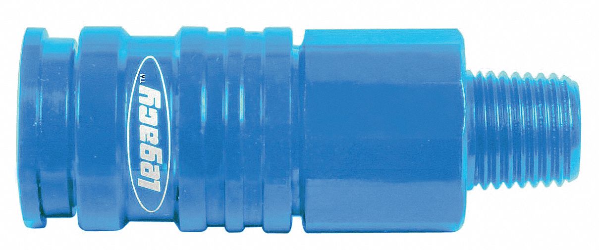 Quick Coupler Body, Global Style High Flow, Aluminum - Grainger