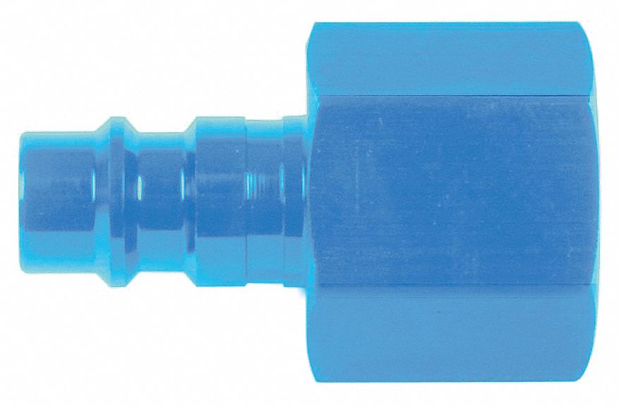 Quick Coupler Plug, Global Style High Flow, Aluminum - Grainger