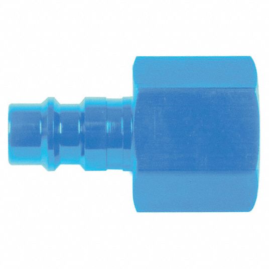 Quick Coupler Plug, Global Style High Flow, Aluminum - Grainger