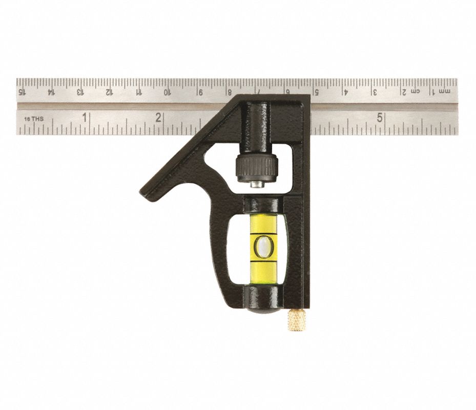 JOHNSON LEVEL Escuadra Combincn,Lamina,L 6plg,PZ2 - 5LC23 | 406EM ...
