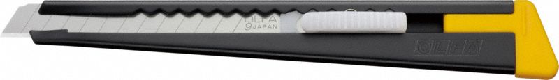 OLFA, 5 1/2 in Overall Lg, Plain, Snap-Off Utility Knife - 5LC33|180 - Grainger