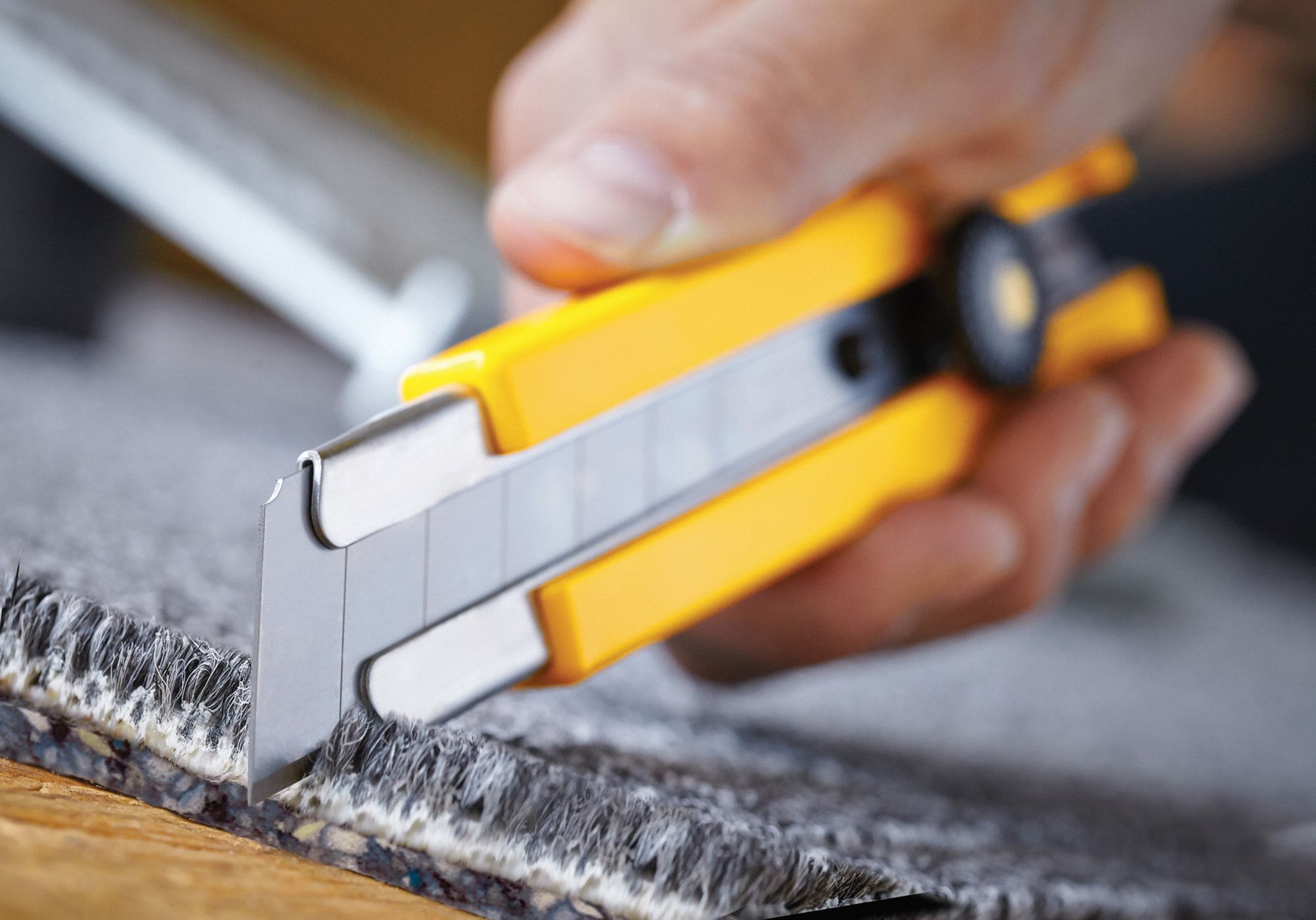 OLFA Snap-Off Utility Knife: 7 in Overall Lg, Plain, 7 Segments, 0 ...