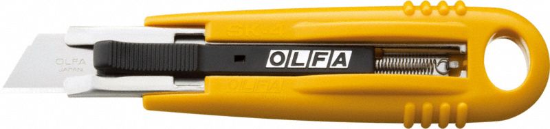 OLFA, 5 1/2 in Overall Lg, Textured, Safety Knife - 5LC46|SK-4 - Grainger