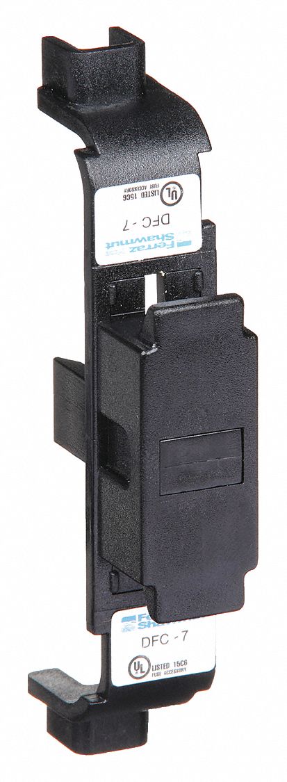 MERSEN, For CC/G/Midget Fuse Class or Type, 600 V AC, Fuse Block Cover ...