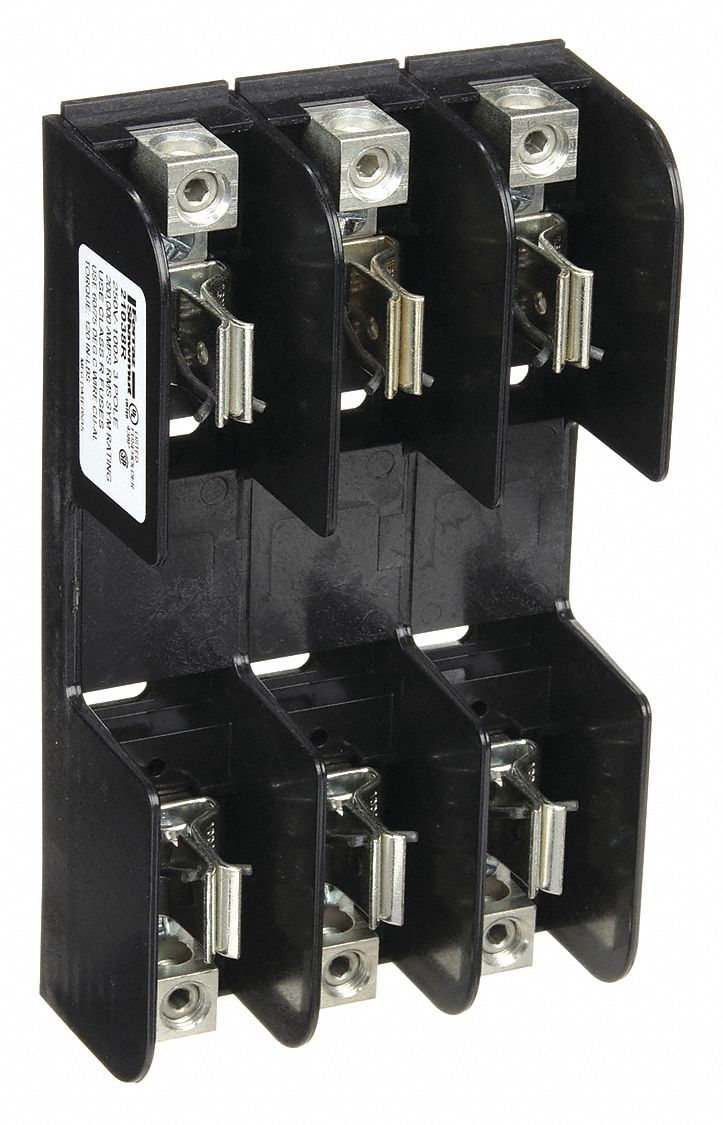 MERSEN, Open Block Design, 3 Pole, Fuse Block - 5LDF6|21038R - Grainger