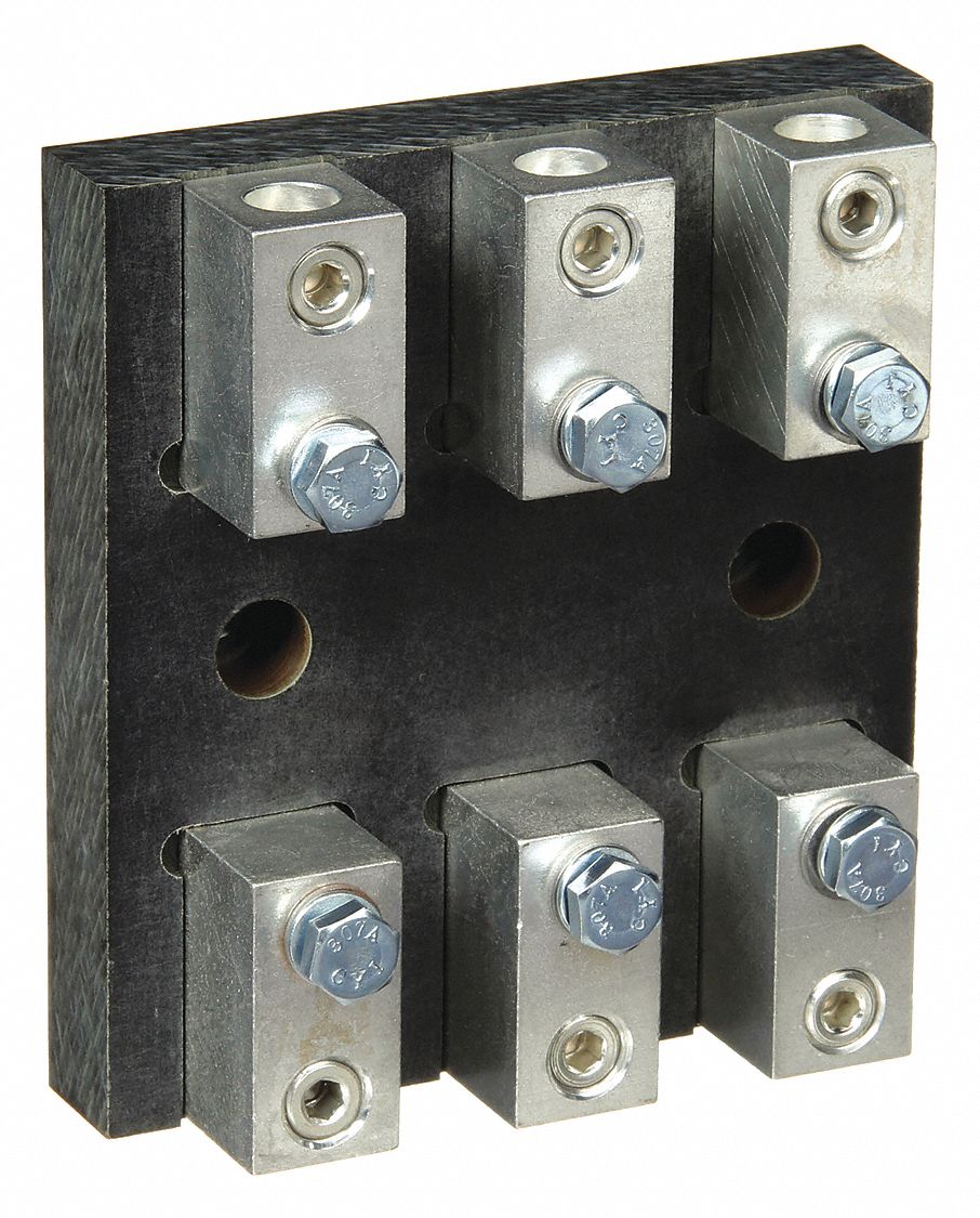 MERSEN, Open Block Design, 3 Pole, Fuse Block - 5LDN5|61033T - Grainger