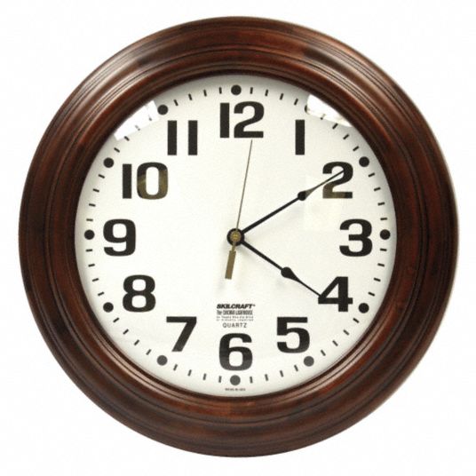 Manual, Quartz Movement, Analog Clock - 5LG36|6645-01-421-6906 - Grainger