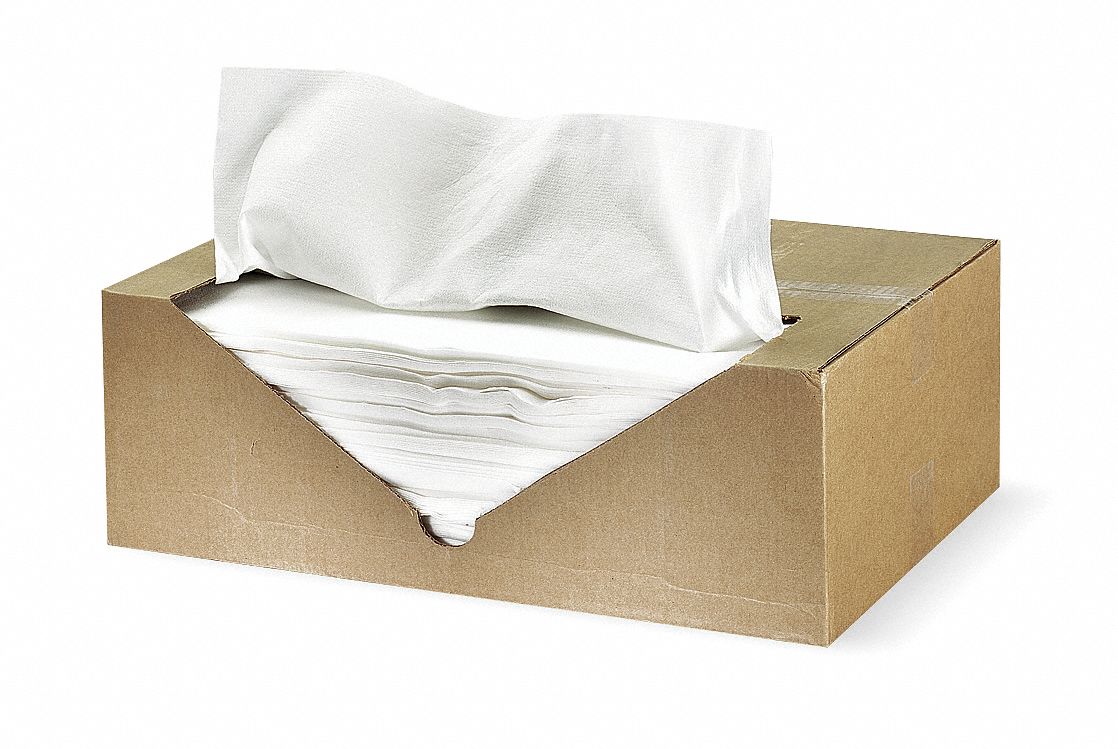 ABILITY ONE Dry Wipe: Dispenser Box, Heavy Absorbency, Good Wet ...