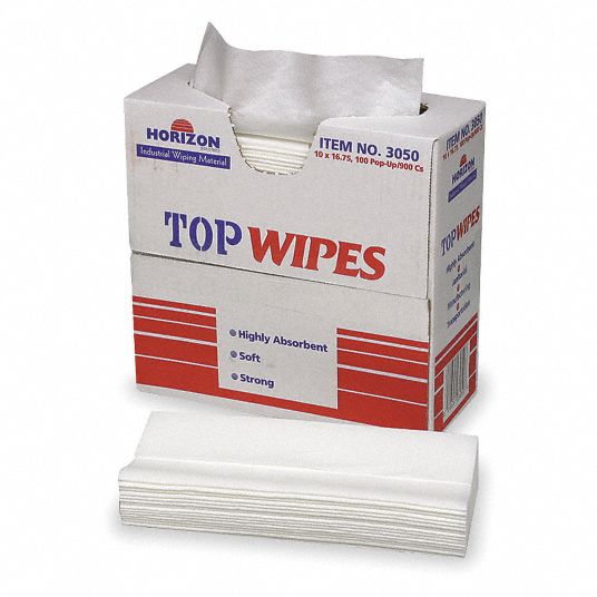 SKILCRAFT Dry Wipe: Dispenser Box, Heavy Absorbency, Good Wet Strength ...