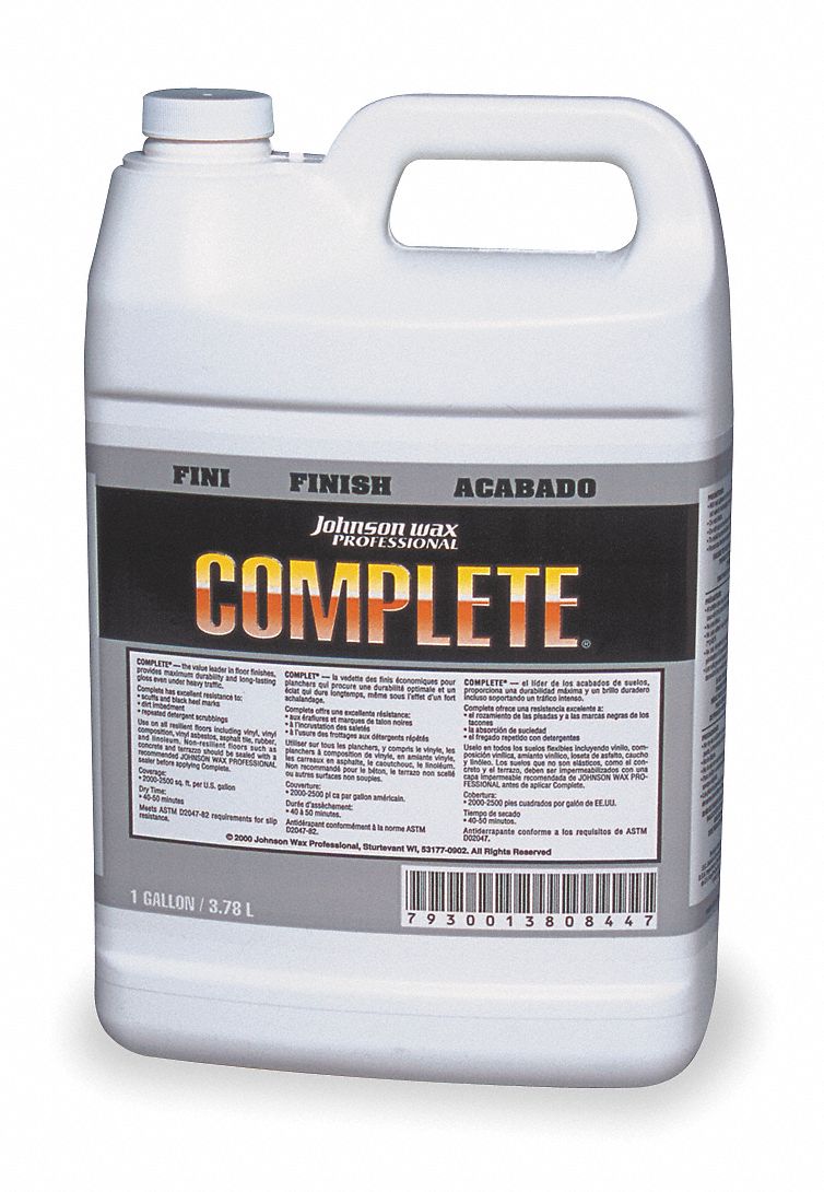 Floor Finish, PK 4 - Grainger