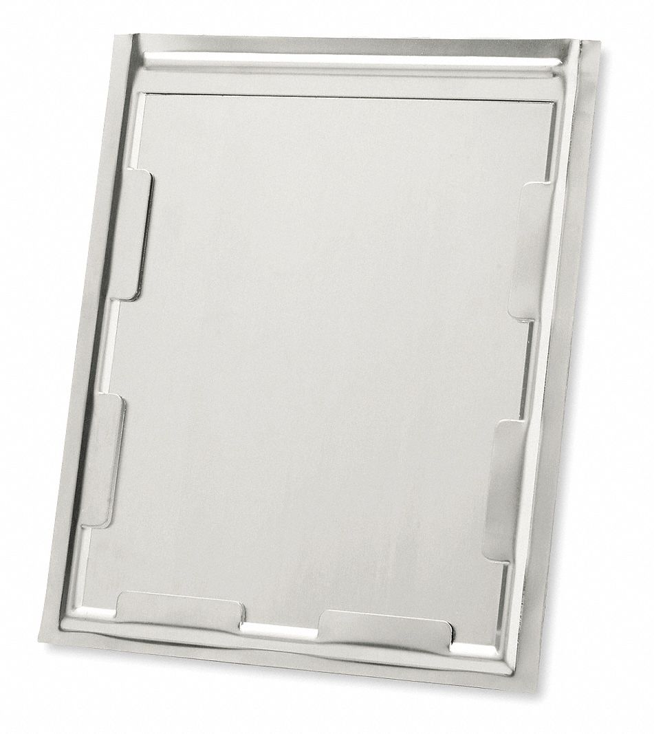 ABILITY ONE, 11 3/4 in x 9 3/4 in, Silver, Label Holder - 5LH44|9905-00 ...