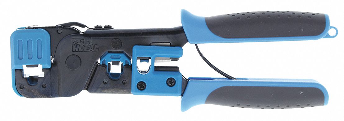 IDEAL, For RJ-11/RJ-12/RJ-45, Cat5e/Cat6, Crimper - 5LH73|30-496 - Grainger