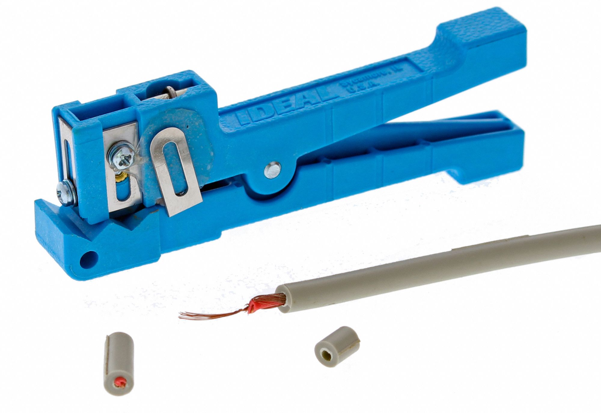IDEAL Cable Stripper: 1/8 to 1/4 in, For RG-58 Cable Designation, 3 1/2 ...