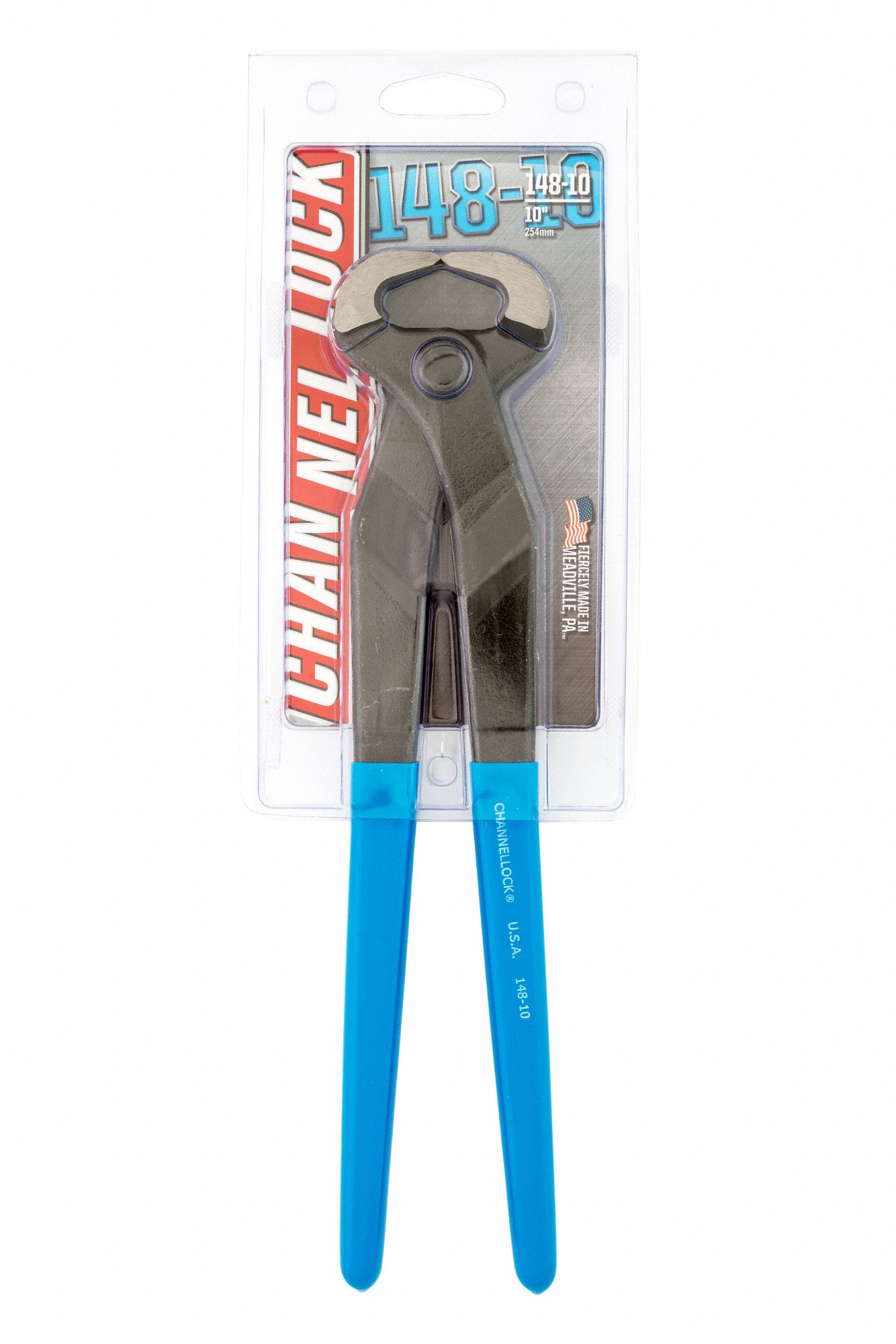 CHANNELLOCK End Cutting Nippers: 10 in Overall Lg, For 0.09 in Max Wire ...