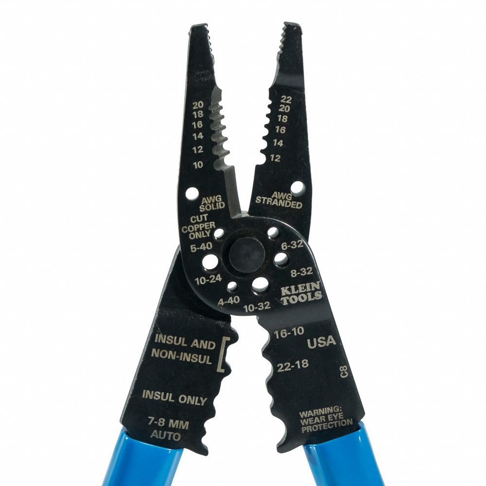 KLEIN TOOLS Long Nose Wire Stripper/Crimper/Cutter/Looper: 20 AWG to 10 ...